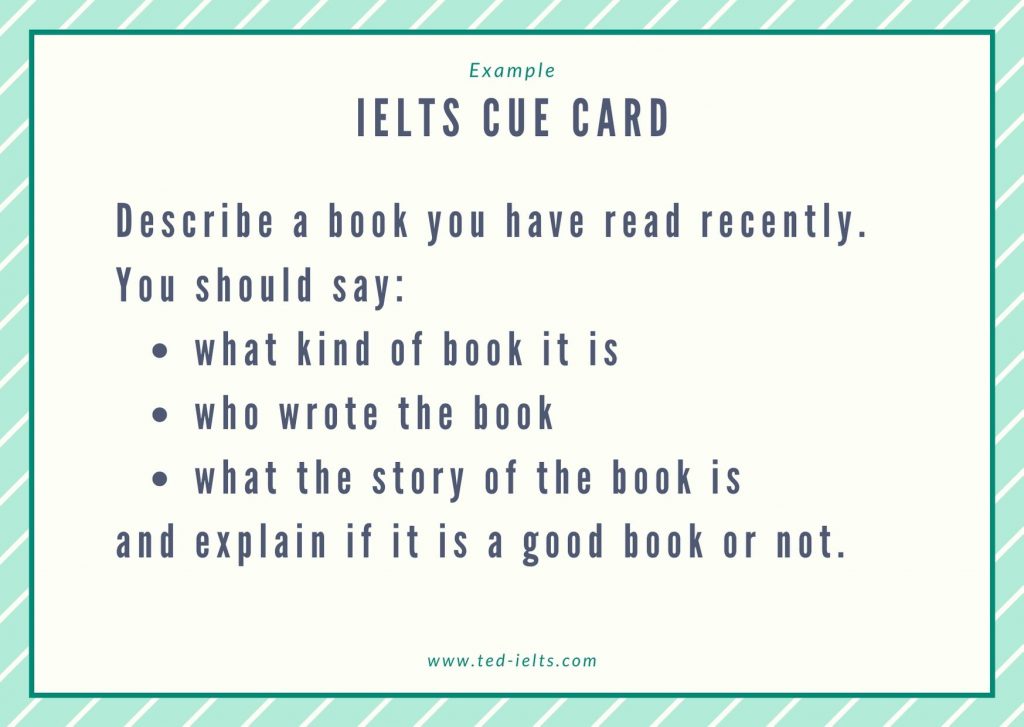 Describe a Book You Have Read Recently - TED IELTS