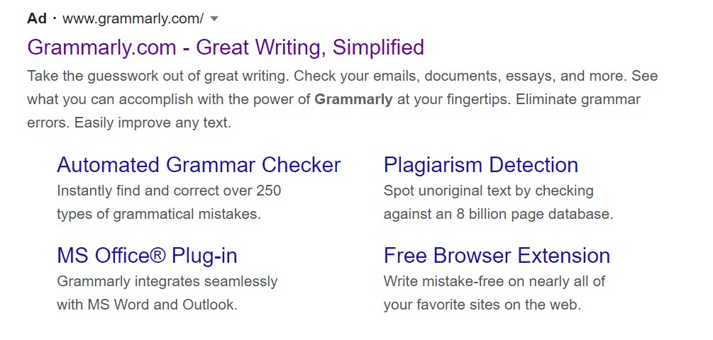 grammarly-advert - TED IELTS