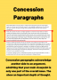Concession Paragraphs for IELTS - TED IELTS