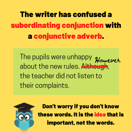 Subordinating Conjunction vs Conjunctive Adverb - TED IELTS