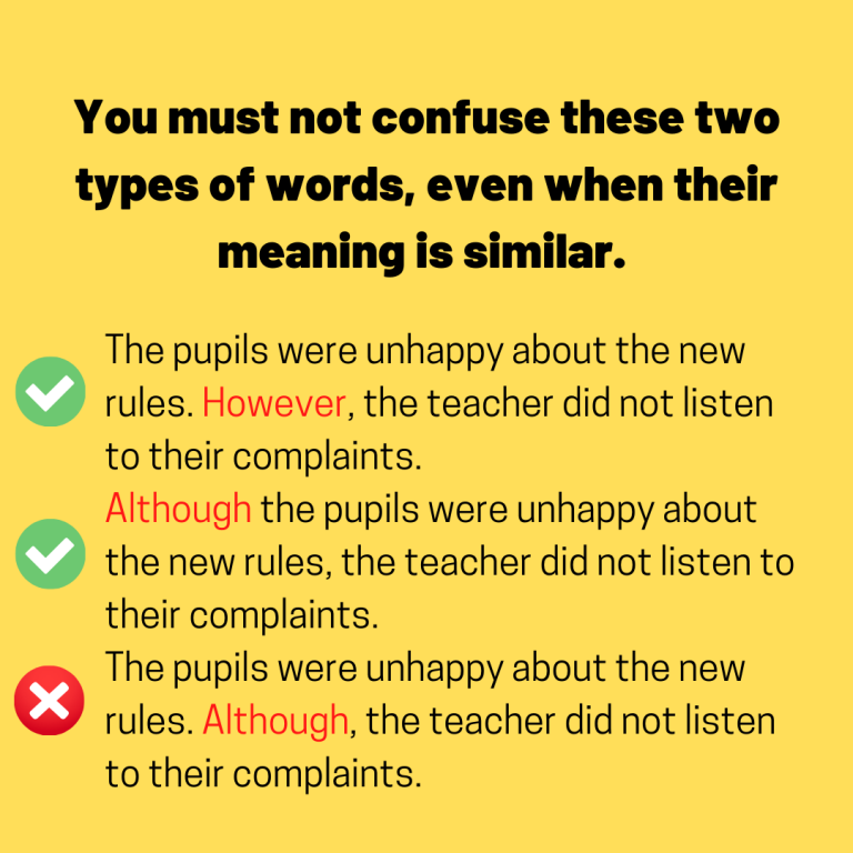 Subordinating Conjunction vs Conjunctive Adverb - TED IELTS