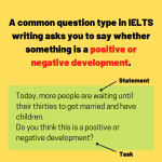 How to Write a Positive or Negative Development IELTS Essay - TED IELTS