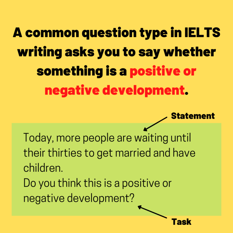 How to Write a Positive or Negative Development IELTS Essay - TED IELTS