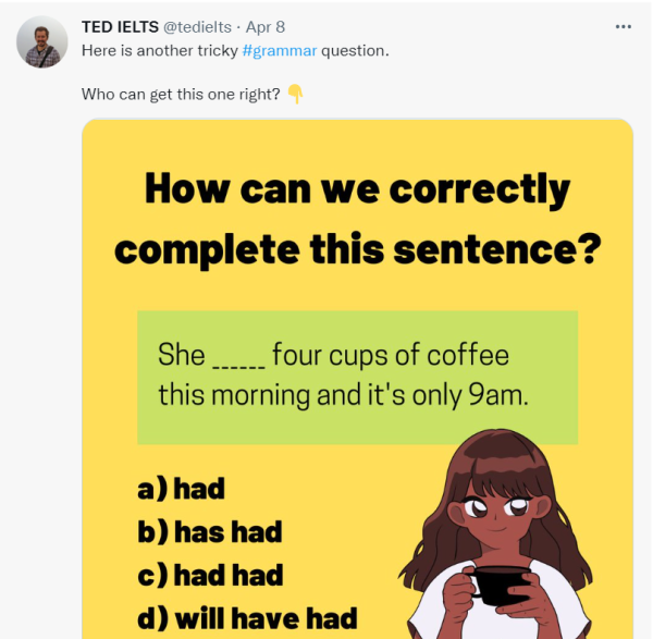 How to Study IELTS on Twitter - TED IELTS