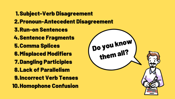 10 Common Grammatical Errors (And How to Fix Them) - TED IELTS