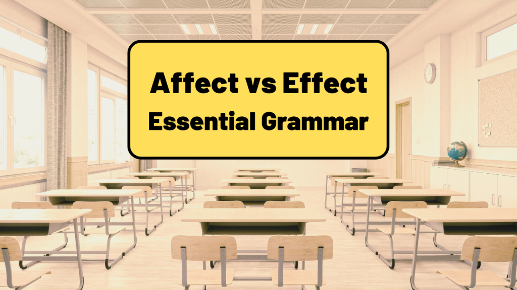 Affect vs Effect (1) - TED IELTS