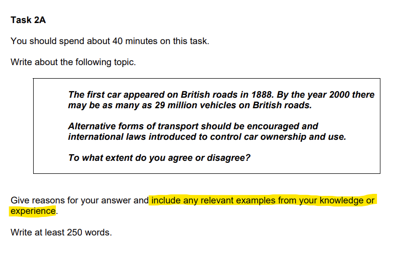 How to Put Examples in an IELTS Essay - TED IELTS